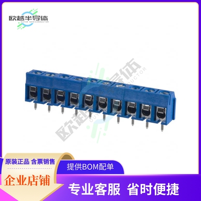 OSTTC102162【TERM BLK 10P SIDE ENT 5.08MM PCB】