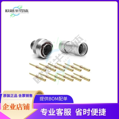 RT061412PNH03SS-K【CONN PLUG MALE 12POS GOLD CRIMP】