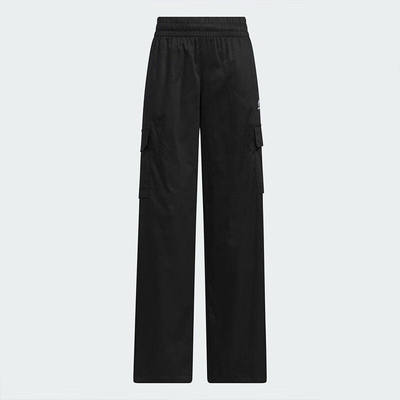 Adidas阿迪达斯三叶草25新款女子条纹工装裤运动裤 JH3176 KE0469
