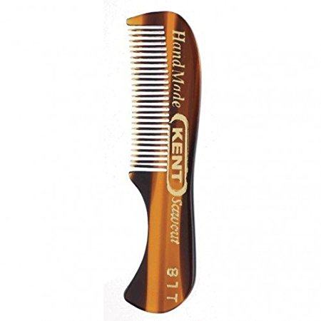 Kent 81T- Men's Handmade Beard/Moustache Comb, X-Small_虎窝淘