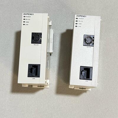 台达DVPEN01通讯模块 带RS232和LAN接口 拆机件