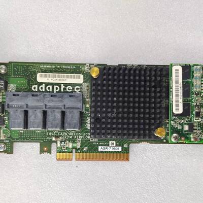 可维修Adaptec ASR-71605 1G缓存阵列卡16口 S议价