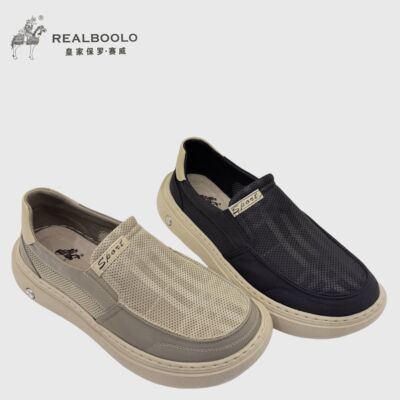 皇家保罗男鞋2025夏季新款时尚百搭休闲鞋厚底男单鞋男网鞋62551