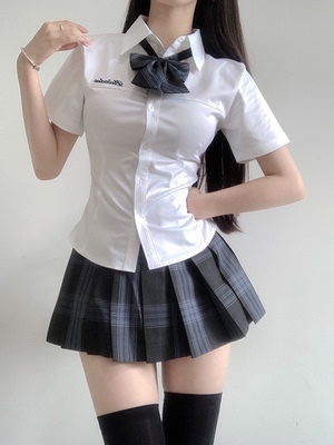 【刺篇】枫桥 原创jk制服学院格裙日系显瘦短裙39cm百褶裙A字裙