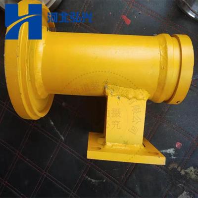 铁建湿喷机台车喷头连接管 DN80*90°铸钢弯头 法兰盘弯管