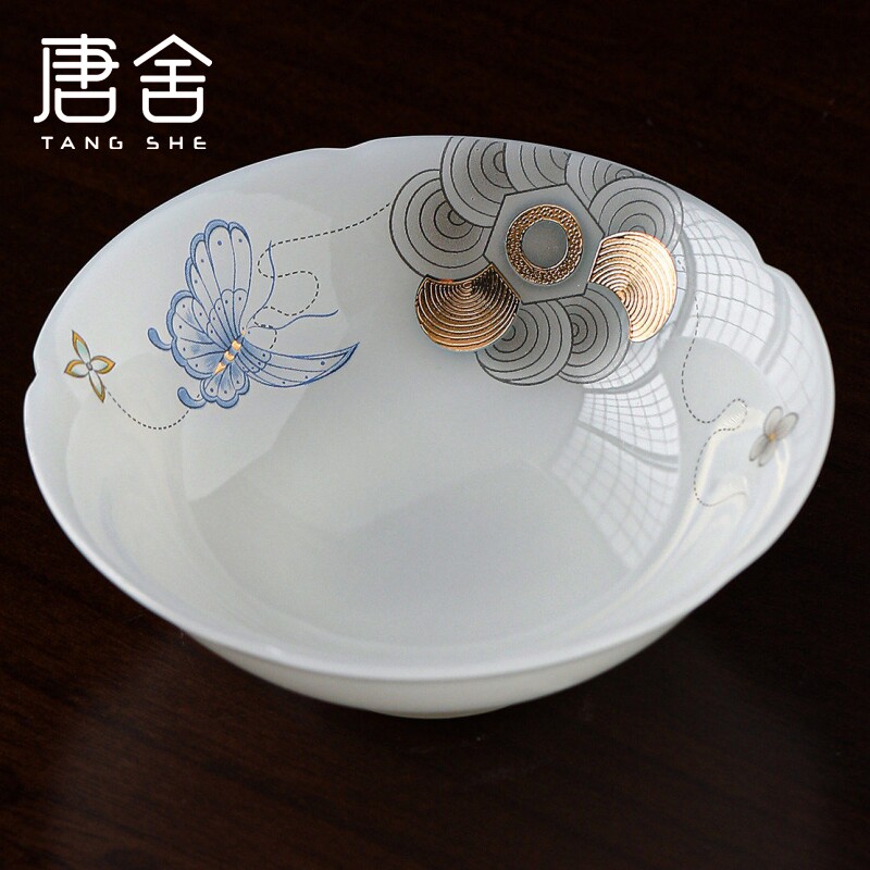唐舍新款高档璞玉瓷冰种白瓷茶杯羊脂玉功夫陶瓷杯子办公室主人杯