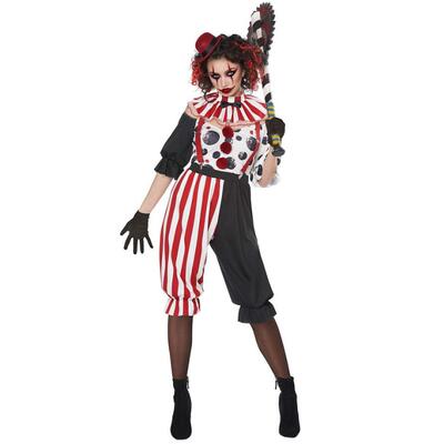 M-XL new Halloween costume zombie clown costume万圣节服装