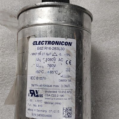议价ELECTROCON电容，E62.R16-283L30，连接器