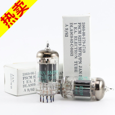 5687美国原盒PHILIP电子管