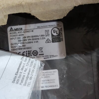 议价余货A2台达400瓦伺服驱动器可维修