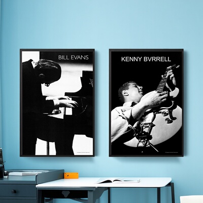 爵士音乐海报大师装饰画