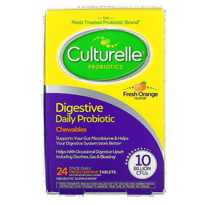 香港直发CULTURELLE康萃乐消化益生菌片清新香橙味24片