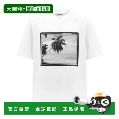 香港直邮Salvatore Ferragamo Trinidad 印花T恤 13H785短袖