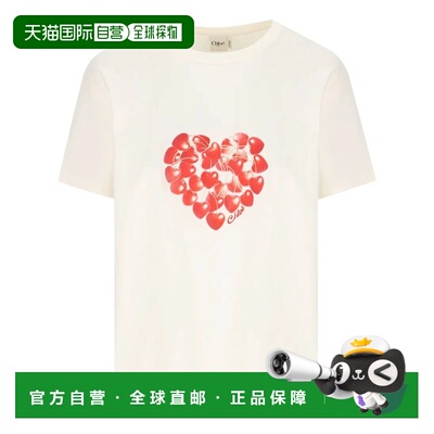 1h可退 香港直邮CHLOÉ 女士T恤 CH26AJH41880107 AW2026 米白色 W