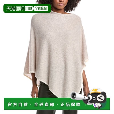 自营forteforteForte Cashmere Contrast Trim Cashmere Poncho -
