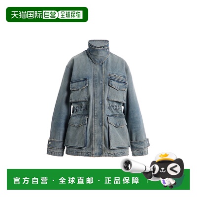 1h可退 香港直邮AGOLDE 女士 Aubrey 牛仔布夹克 blue蓝色 舒适时