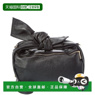 自营persaman new yorkPersaman纽约Hanna16皮革手包-黑色 美国奥