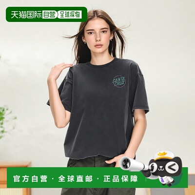 1h可退 日本直邮SANTA CRUZ 女士街头风格大码印花T恤 502253436/