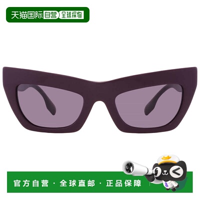 自营Burberry Violet Cat Eye Ladies Sunglasses BE4405 34001A