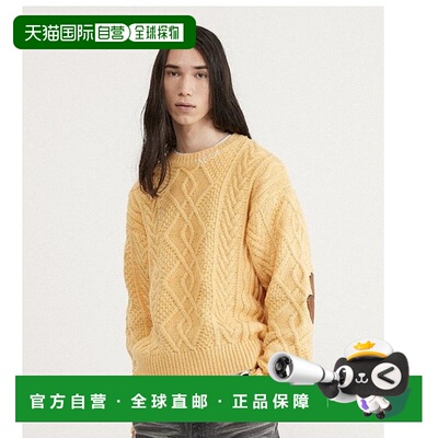 韩国直邮AECA WHITE 男士男针织AWCMFWBCKNISO006G3YA AECA FISHE