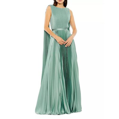 美国直邮MAC DUGGAL女士连衣裙 圆领无袖修身时尚 优雅自然女装