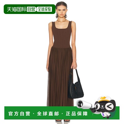 香港直邮Simkhai/Jamie女士中长连衣裙