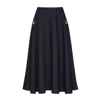 Valentino Crepe Couture 中长半身裙 3B3RAA701CF