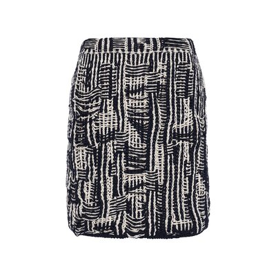 Bottega Veneta 葆蝶家 女士 Intrecciato-Knit 棉质迷你半身裙