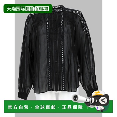 欧洲直邮ISABEL MARANT ÉTOILE 女士衬衫 HT0942FAD3J04E01BK