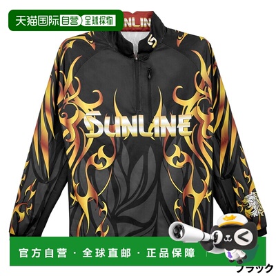日本直邮Sunline PRODRY 长袖衬衫 SUW-04601CW L码 黑色