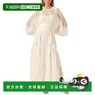自营Shona Joy Margot Round Neck Balloon Sleeve Maxi Dress -