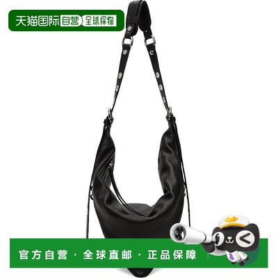 1h可退 香港直邮潮奢 BY FAR 女士 黑色 Trayana Washed Leather