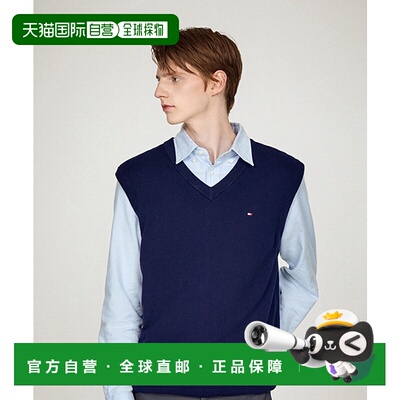 韩国直邮TOMMY HILFIGER 男士棉马甲T12E7KVT140MT1DW5背心