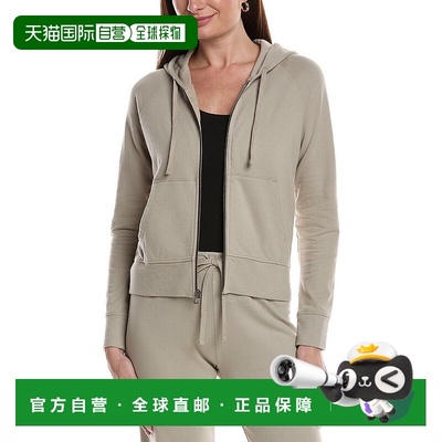 自营James Perse French Terry Zip Hoodie - brown 美国奥莱直发