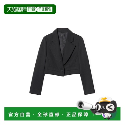 1h可退 香港直邮NILI LOTAN 女士 Belino 短款羊毛夹克 black黑色