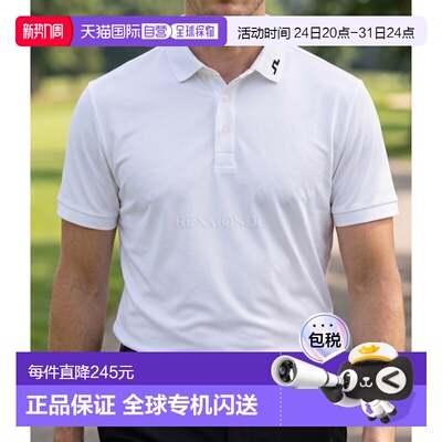 韩国直邮J.LINDEBERG KV Polo（GMJT14646-0000） 短袖珠地领