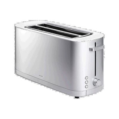 自营 ZWILLING Enfinigy 2 长槽烤面包机 - 银白色 美国奥莱直发