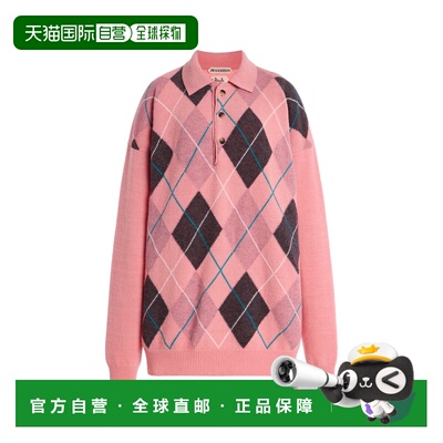 香港直邮J.W. Anderson 女士 x Pringle of Scotland 菱形羊毛Pol