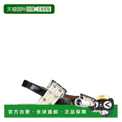 自营Ganni Polyethylene Flat Women's Sandals - black 美国奥莱