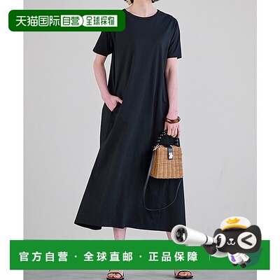 日本直邮RANAN 半袖带口袋长款连衣裙裙子长裙 R05096EW014533