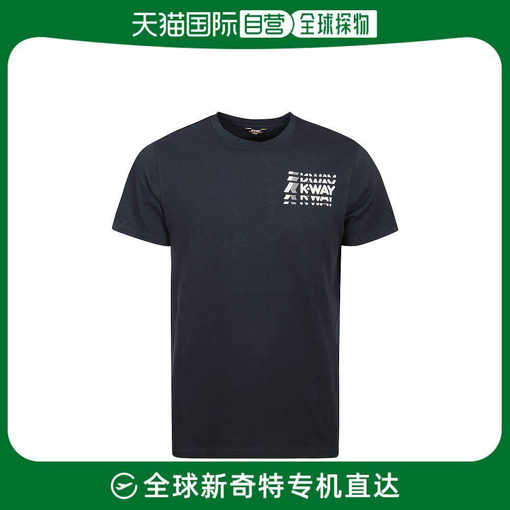 香港直邮K-WAY男士T恤 K4127ZWK89_虎窝淘