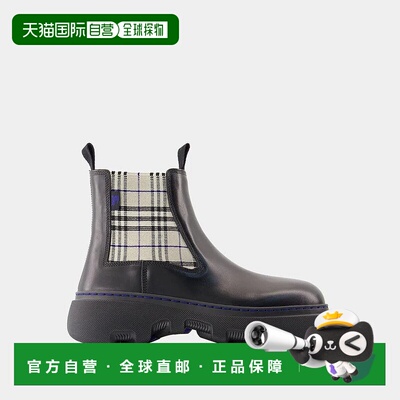 香港直邮BURBERRY 女士靴子 8102206 SS2025 黑色 Burberry Creep