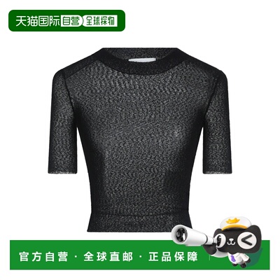 香港直邮潮奢 Ami Paris 女士 毛衣 black黑色 舒适时尚