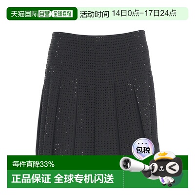 香港直邮PINKO 女士半身裙 105926A287Z99 AW2025 黑色 Black Mar