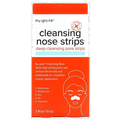 香港直邮Nu Pore鼻膜清透毛孔舒缓肌肤清爽清洁滋养修护100粒正品