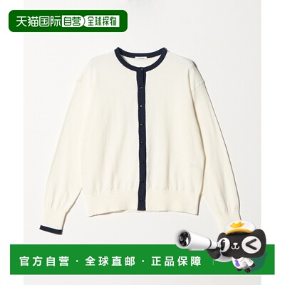 1h可退 日本直邮green label relaxing女装纯棉圆领针织开衫 3528