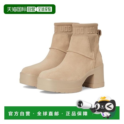 1h可退 香港直邮Ugg 女士 Moxy Chelsea 切尔西靴 beige米色 舒适