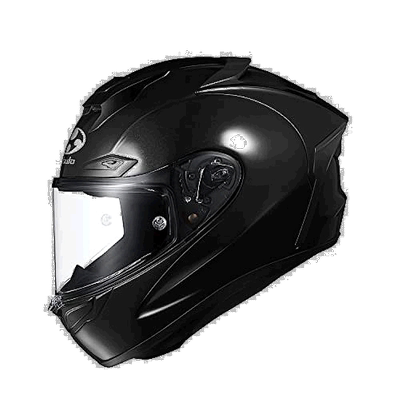 【日本直邮】OGK KABUTO 摩托车头盔 F17 黑色金属  XL(61-62cm)