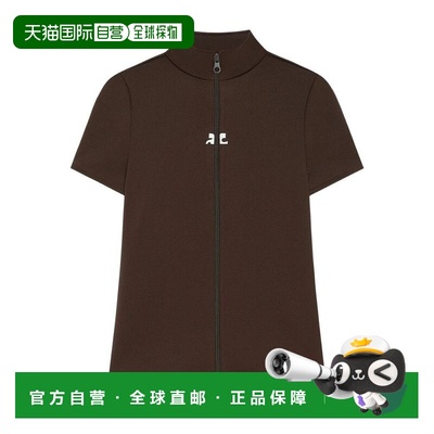 1h可退 香港直邮Courreges 女士 Interlock 拉鍊上衣 325JTO446JS