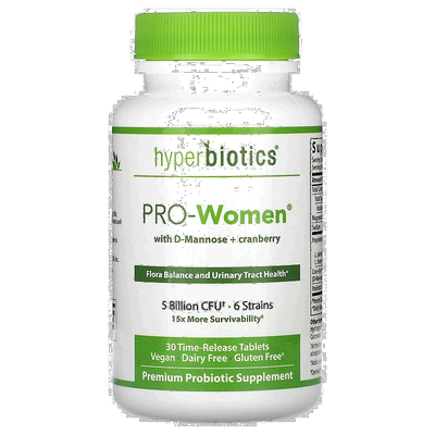 香港直发Hyperbiotics甘露蔓越橘缓释片帮助消化泌尿身体抵抗30片